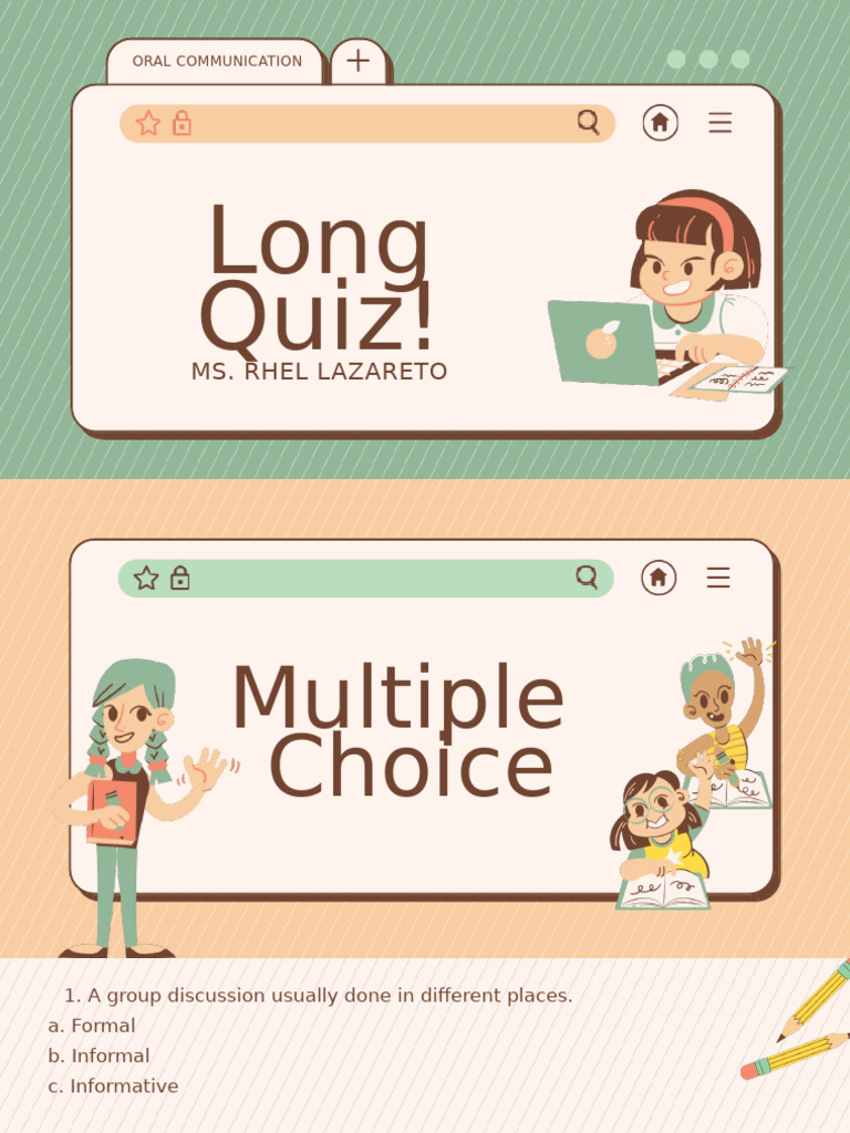 Long Quiz! | PDF