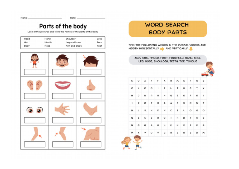 LKPD Part of Body | PDF