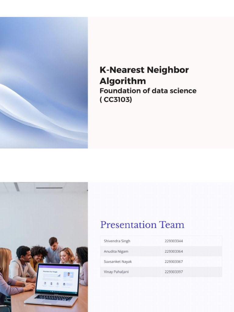 K Nearest Neighbor | PDF