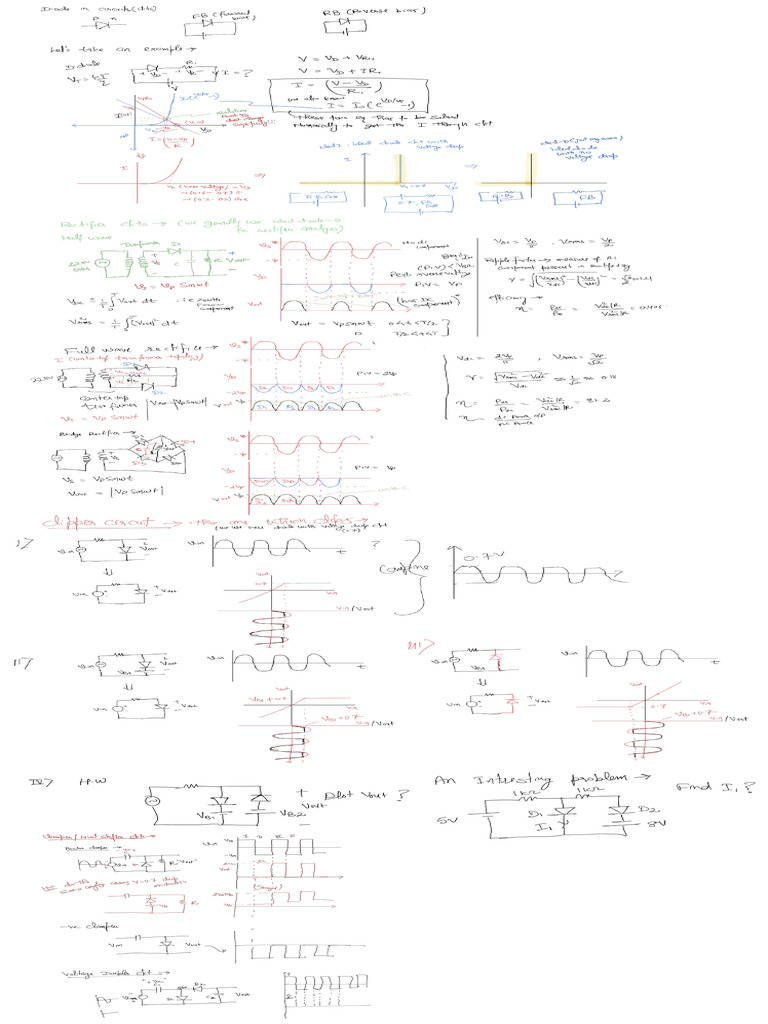 Diode Circuits | PDF