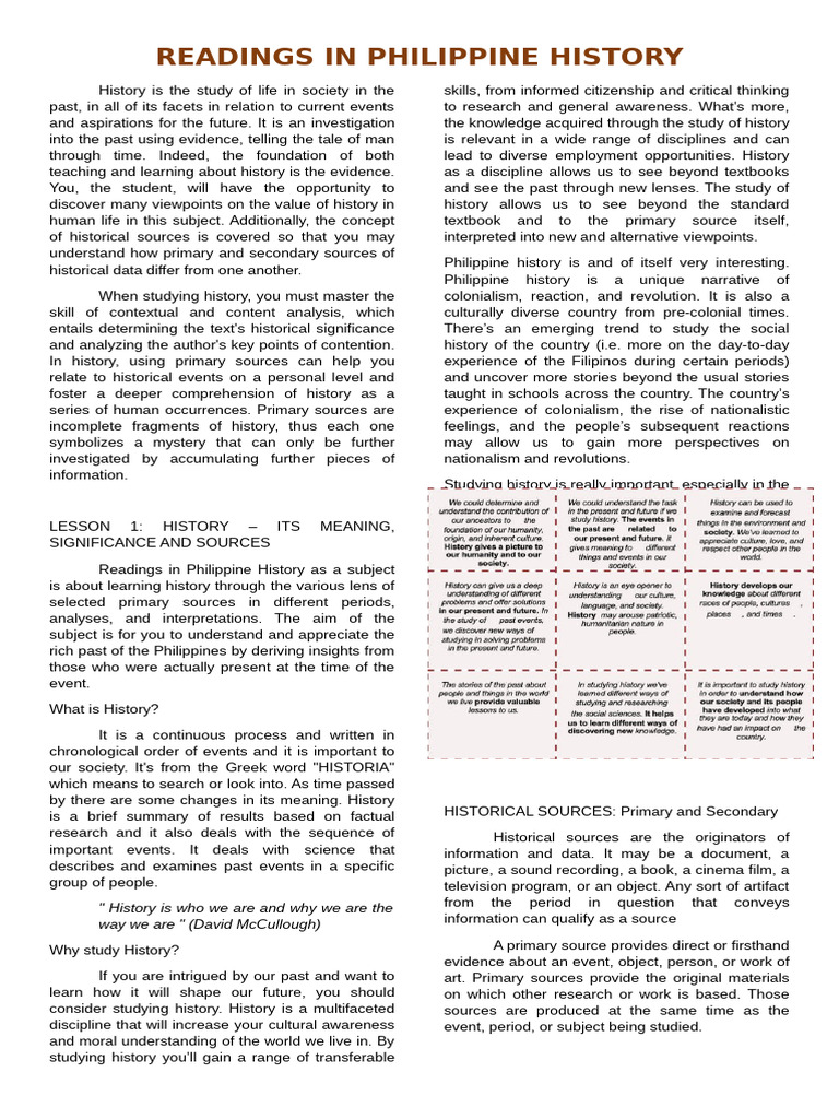 Understanding Philippine Historical Sources | PDF | Science | Methodology
