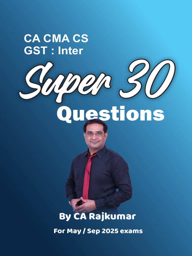GST Super 30 | PDF