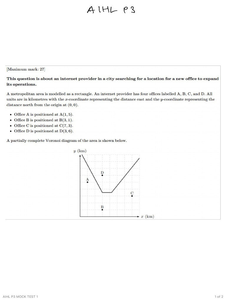 Aihl P3 Mock Test 1 | PDF