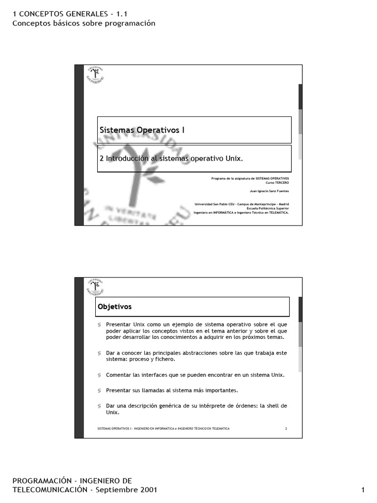 02-Introduccion Al Sistema Operativo Unix | PDF | Archivo de computadora | Distribución de ...