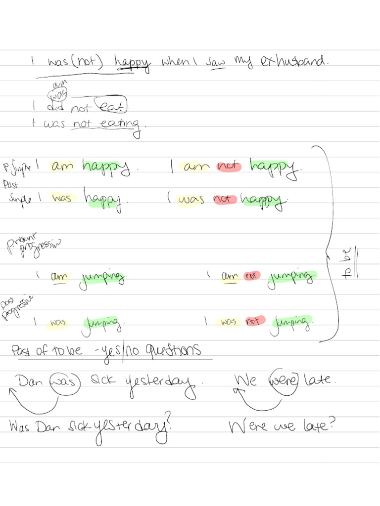 Emotions and Verb Tenses Explained | PDF