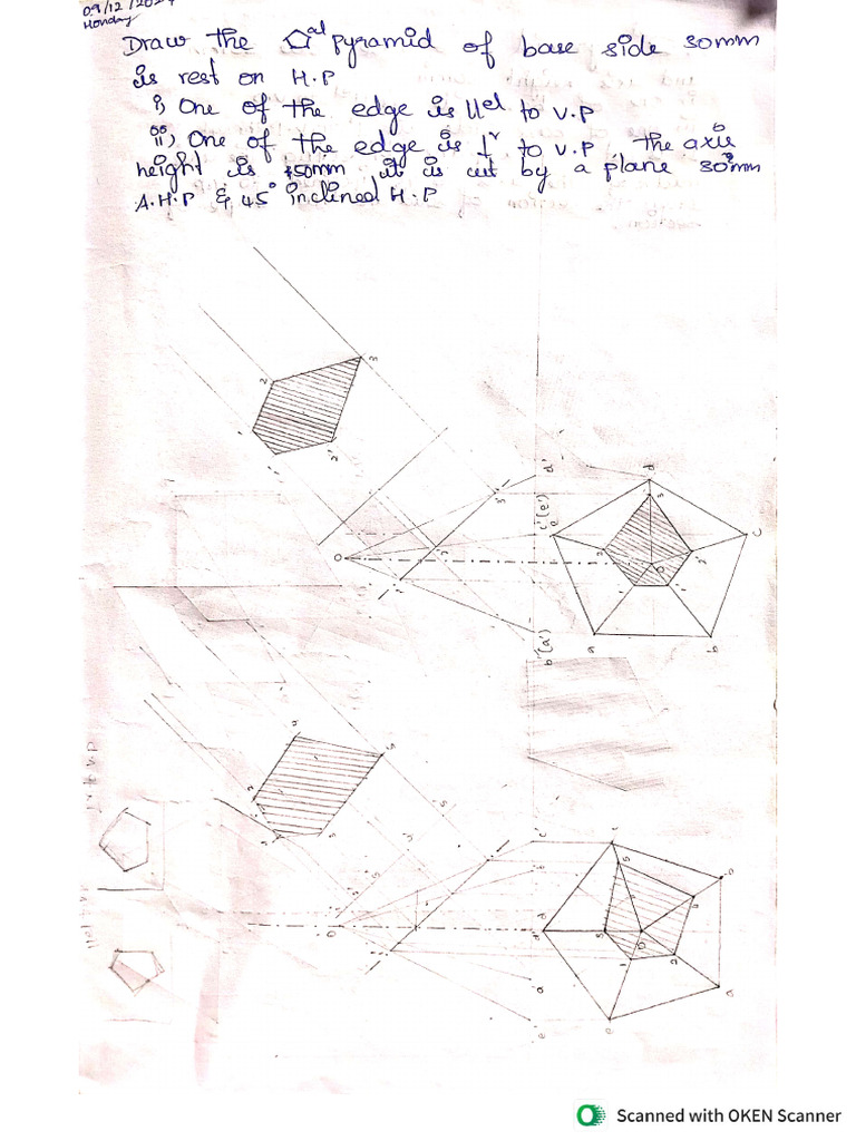 Engineering graphics Class notes | PDF
