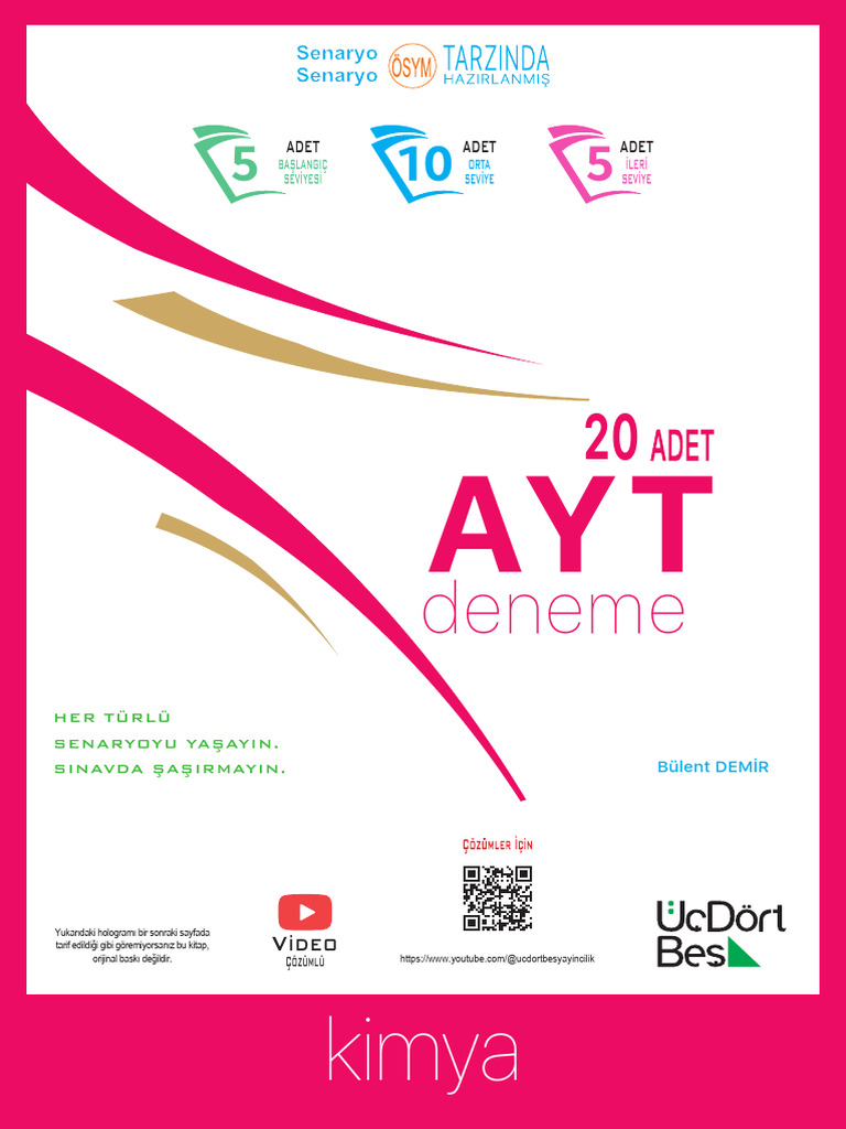 345 Ayt Ki̇mya Denemeleri̇ PDF | PDF