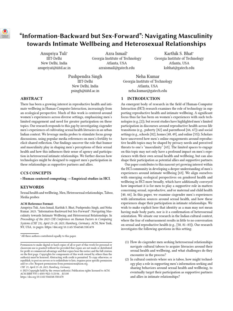 Karthik | PDF | Focus Group | Sexual Orientation