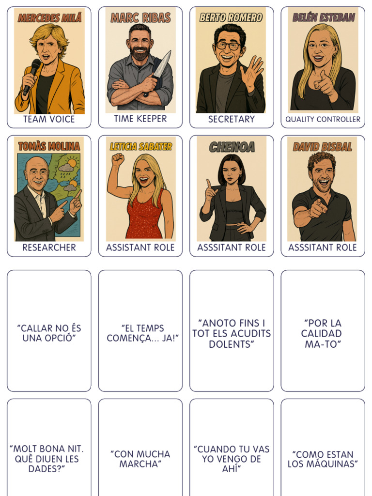 Role Team Cards | PDF