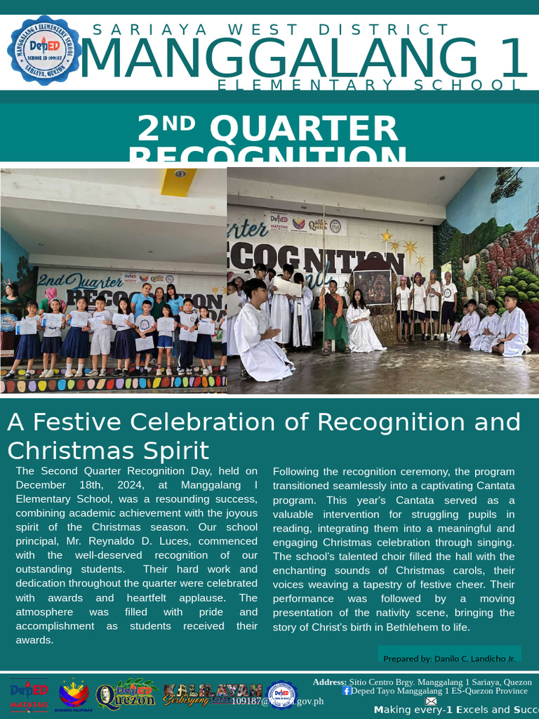 Accomplishment Second Recognition | PDF