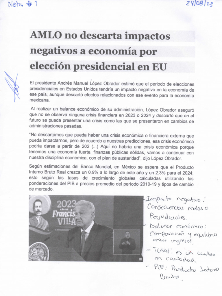 Nota Periodistica 1 24.08.23 | PDF