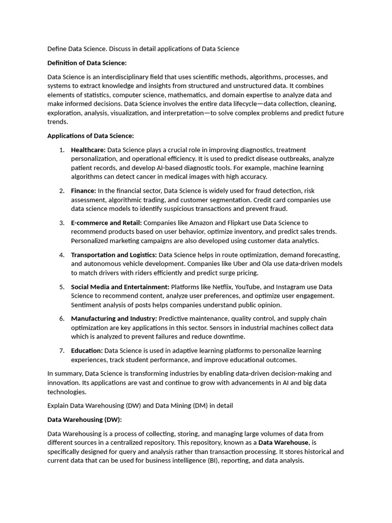 ds | PDF | Data Science | Receiver Operating Characteristic