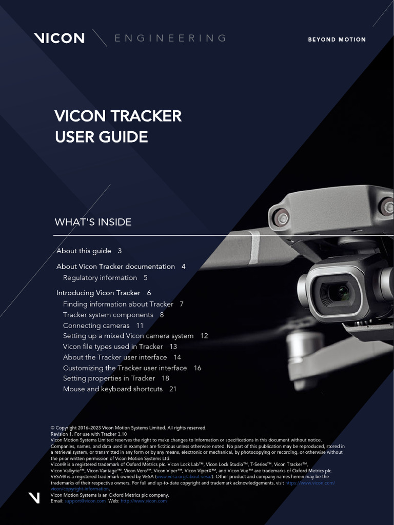 Vicon Tracker User Guide | PDF | Window (Computing) | Cartesian ...