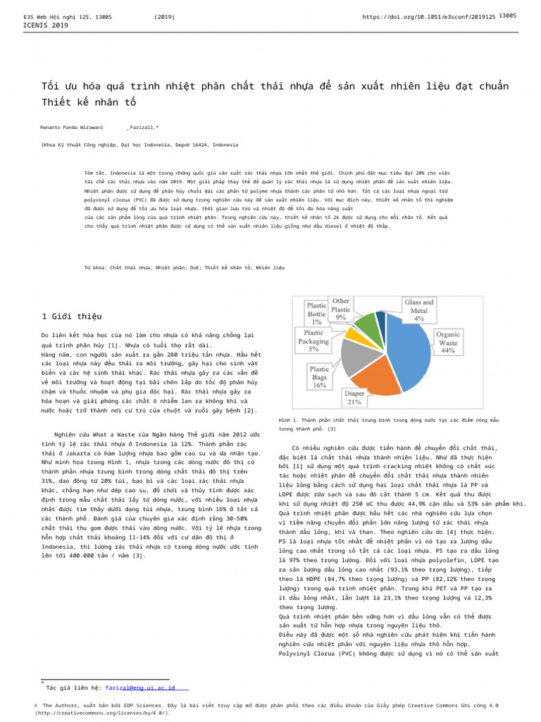 E3sconf Icenis2019 13005 Vi | PDF