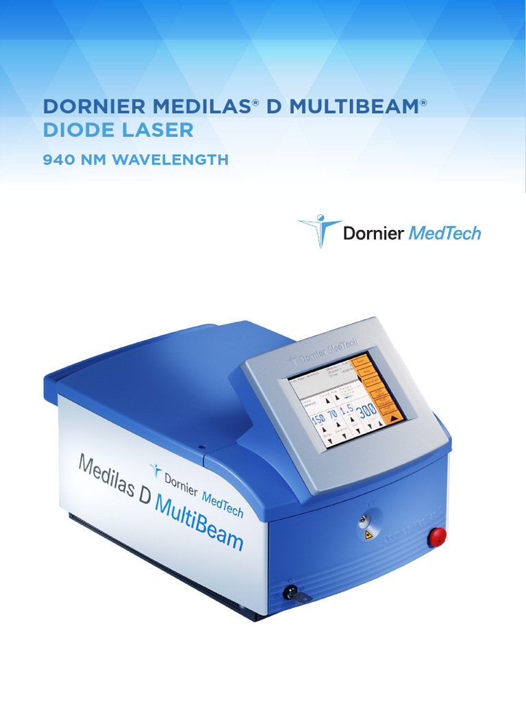 Dornier Medilas D MultiBeam Overview | PDF | Laser | Optical Fiber
