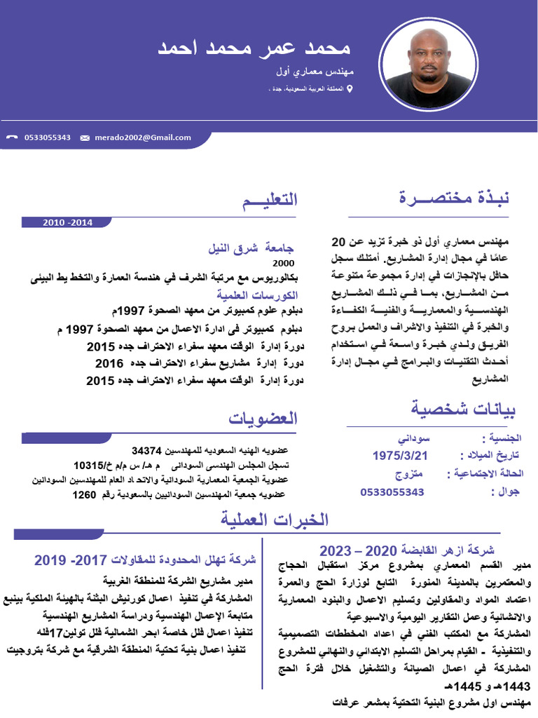 CV - Mohammed Omed | PDF
