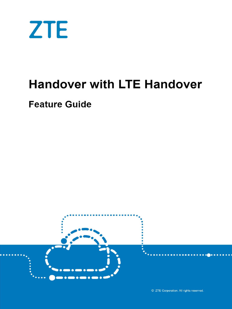 ZTE UMTS UR14 HANDOVER With LTE | PDF