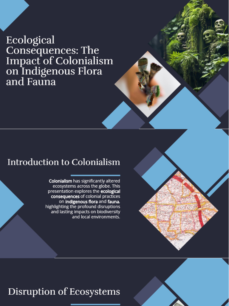 Colonialism's Ecological Impact on Biodiversity | PDF