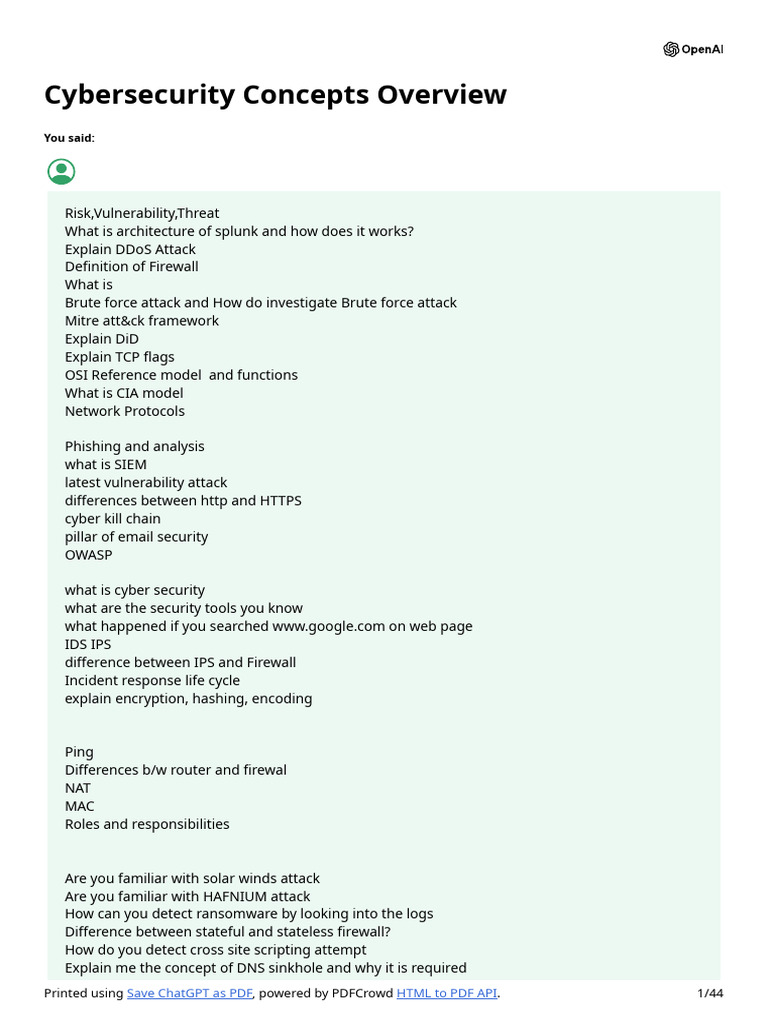 all interiew questions | PDF | Security | Computer Security