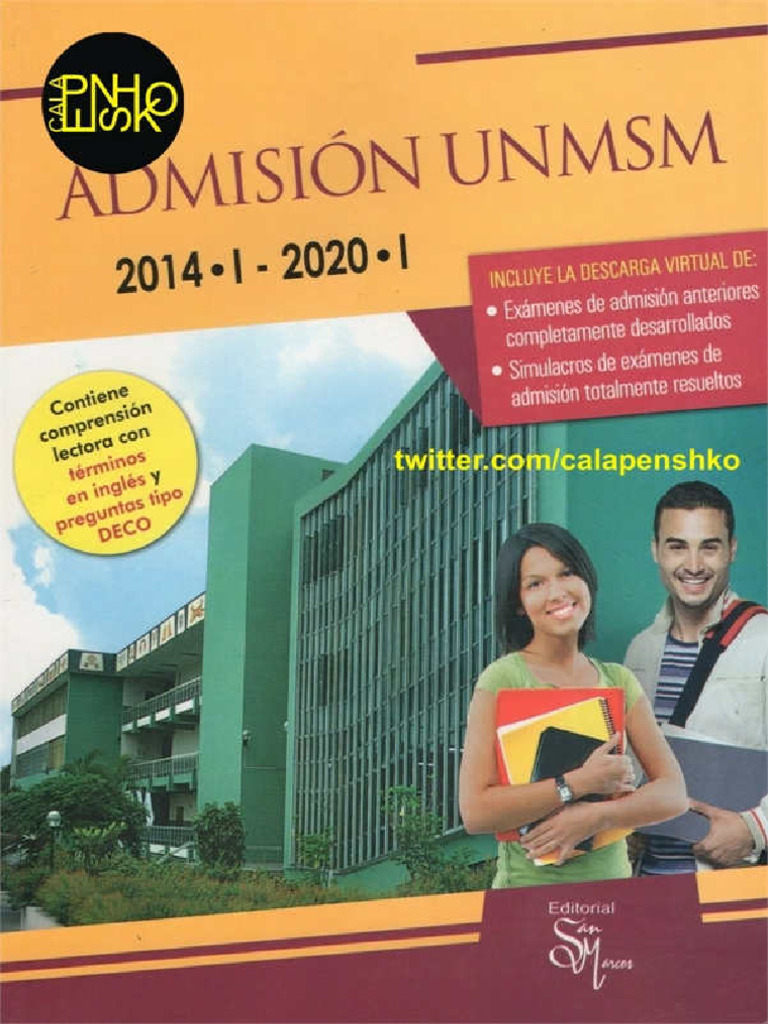 UNMSM - Admision 2014-I - 2020-I (Solucionario) | PDF
