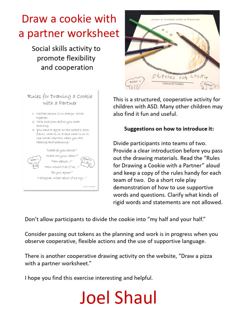 Cookie Drawing Activity for Kids | PDF