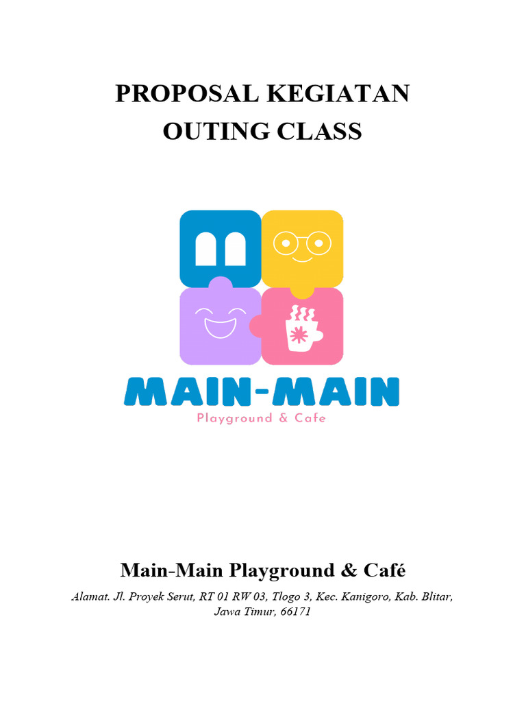 PROPOSAL OUTING CLASS Baru | PDF