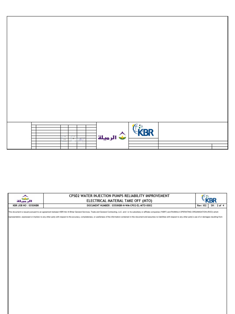 0350kbr-N-Wm-Cp02-El-Mto-0002-I02 - Mto | PDF | Electrical Wiring | Building Engineering