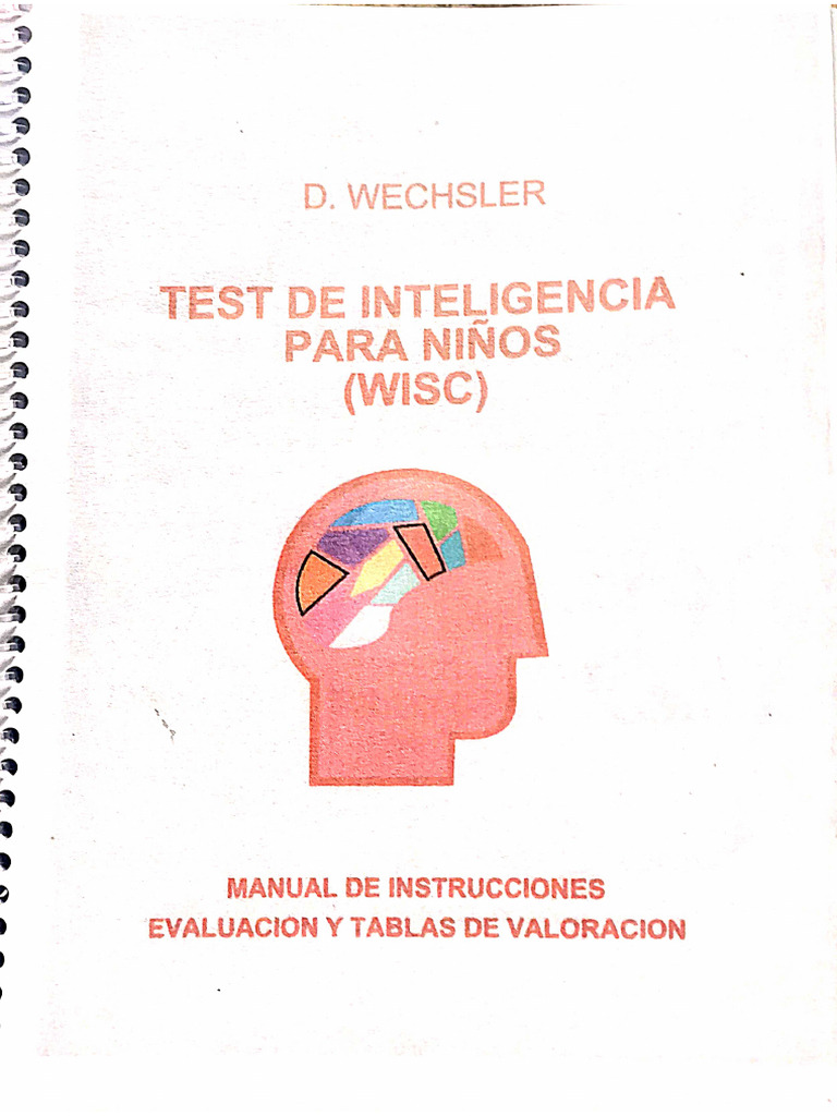 Manual Test Wisc | PDF