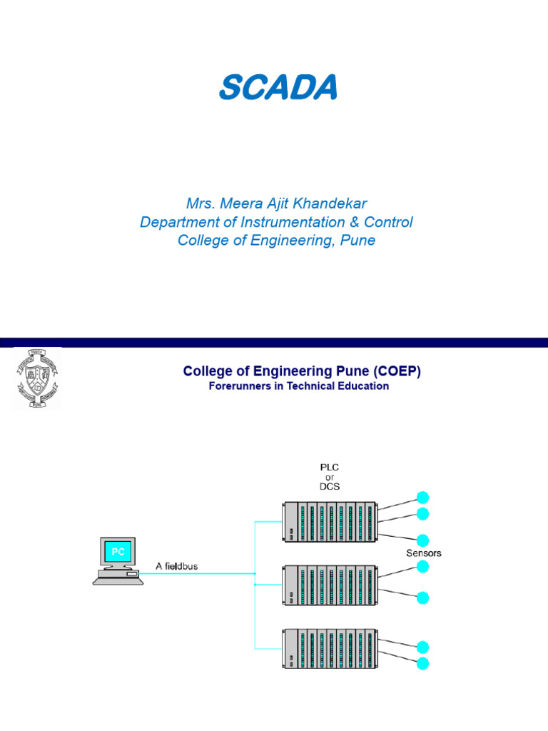SCADA Presentation (ESE 3) | PDF | Computer Architecture | Information Technology