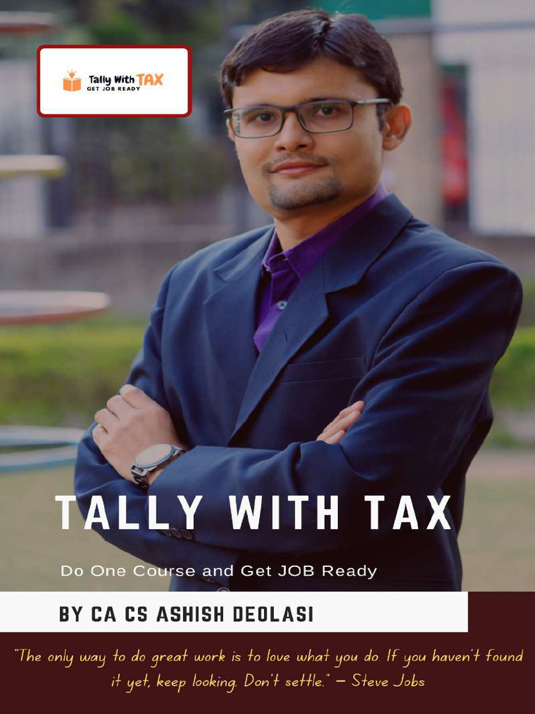 Tally With Tax Volume-1 | PDF | Taxes | Identity Document