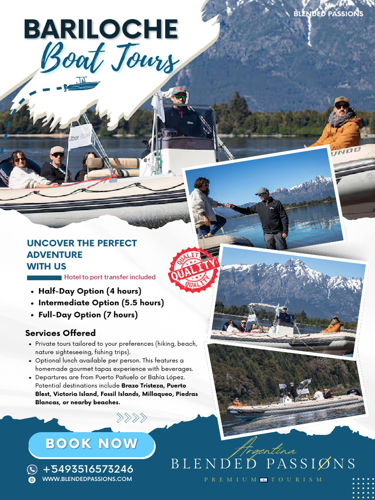 Bariloche Boat Tours | PDF