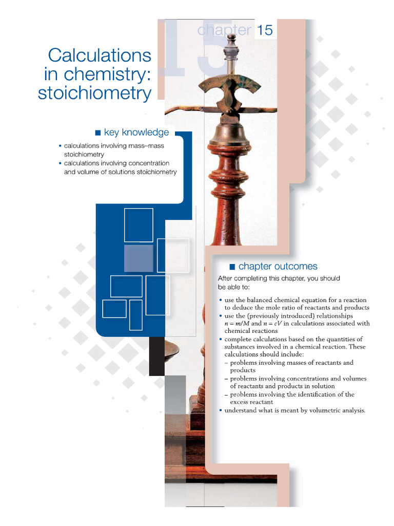 CH 15 Old Textbook - Stoichiometry | PDF