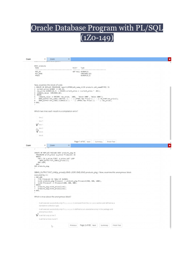 1z0-149 (Final) | PDF