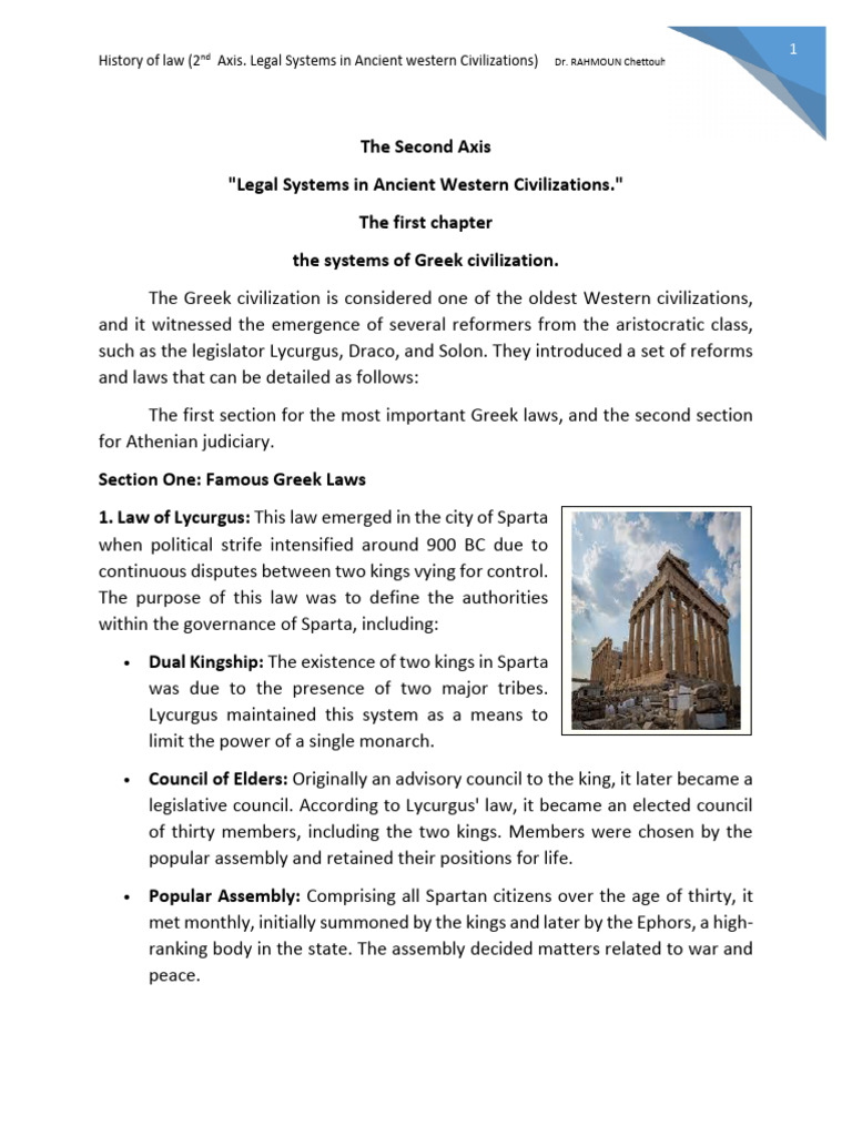Systems of Greek Civilization Chapter1 | PDF | Ancient Greece | Sparta