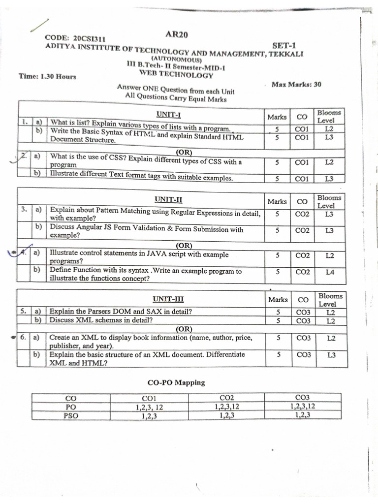 Mid I | PDF
