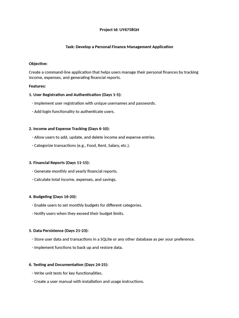 Python Development Project Details | PDF