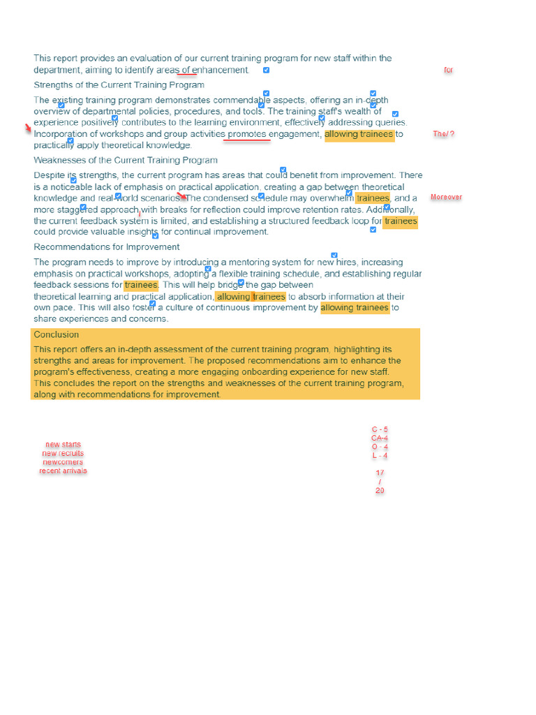 Ag Mock Report | PDF