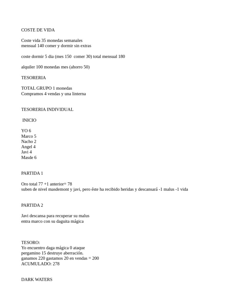 Cuent As | PDF