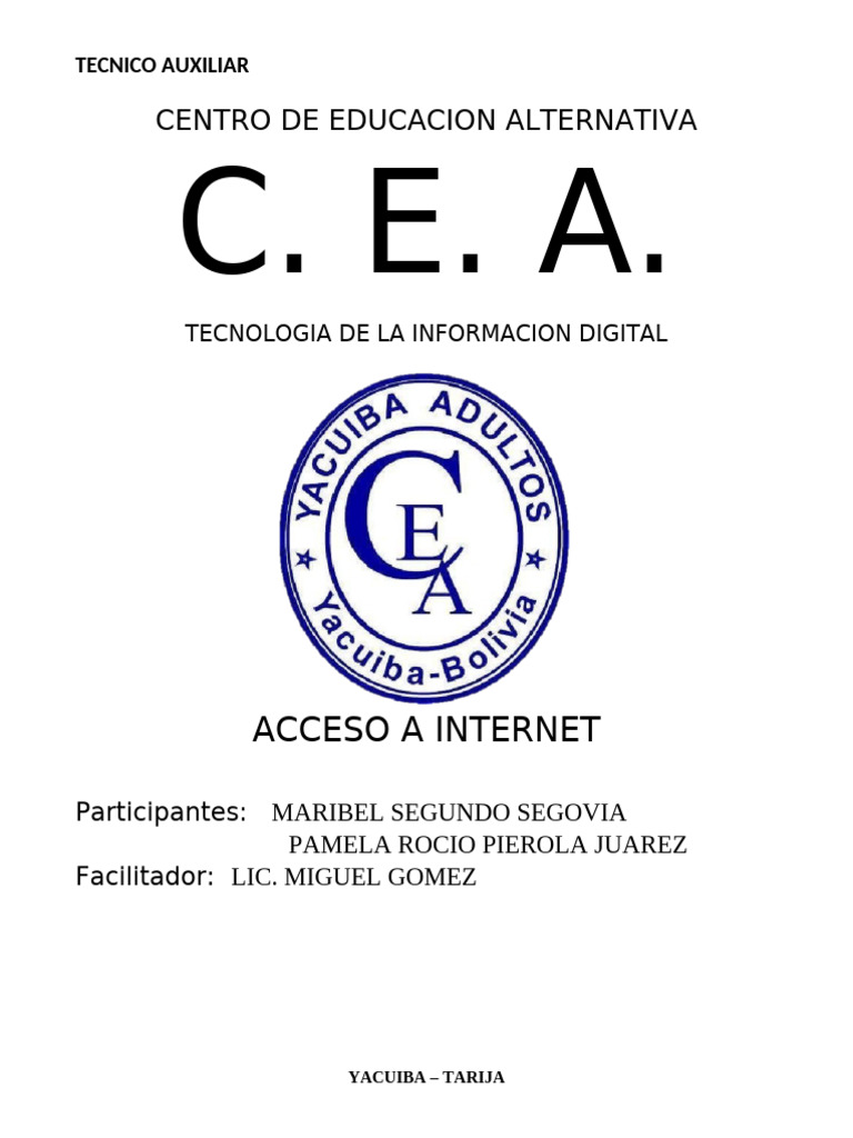Caratula Cea | PDF