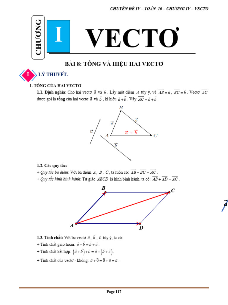 Hs-Tong Hieu Vec To | PDF