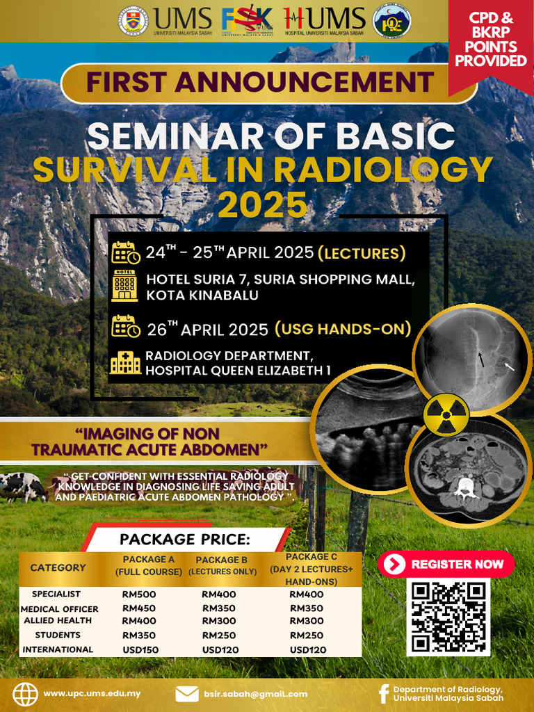 BSIR 2025 First Announcement Flyers | PDF | Radiology | Medical Imaging