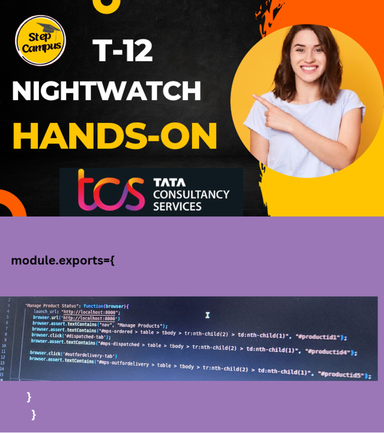 Nightwatch - Js Hands-On | PDF