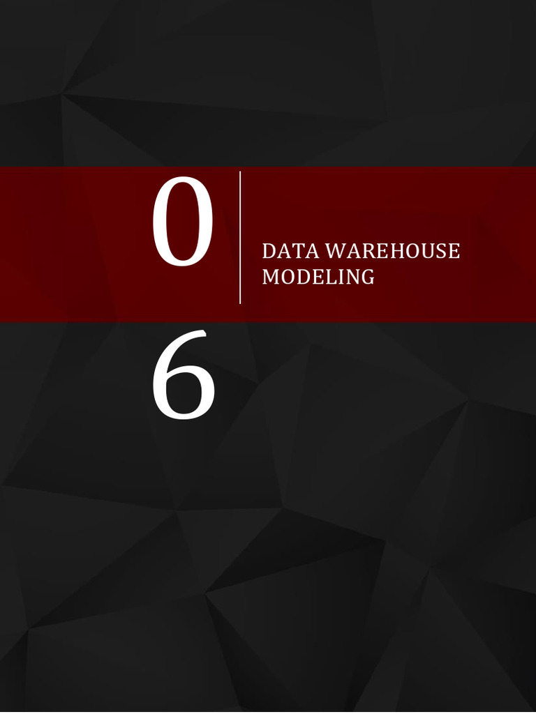 Lesson 3. Data Warehouse Modelling | PDF | Data Warehouse | Data Management