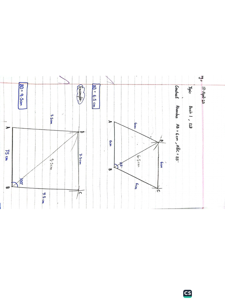 Geometrical Construction CW | PDF