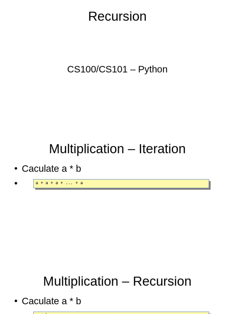 15a.Recursion | PDF | Recursion | Mathematics