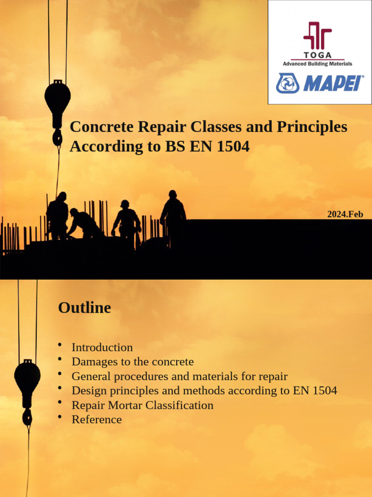 Concrete Repair Classes and Principles | PDF | Concrete | Mortar (Masonry)