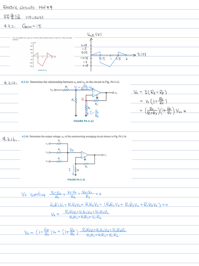 電路學HW4&5 | PDF