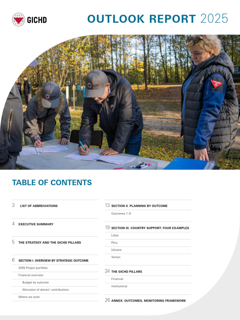GICHD 2025 Outlook Report FINAL 017-2025-Update | PDF