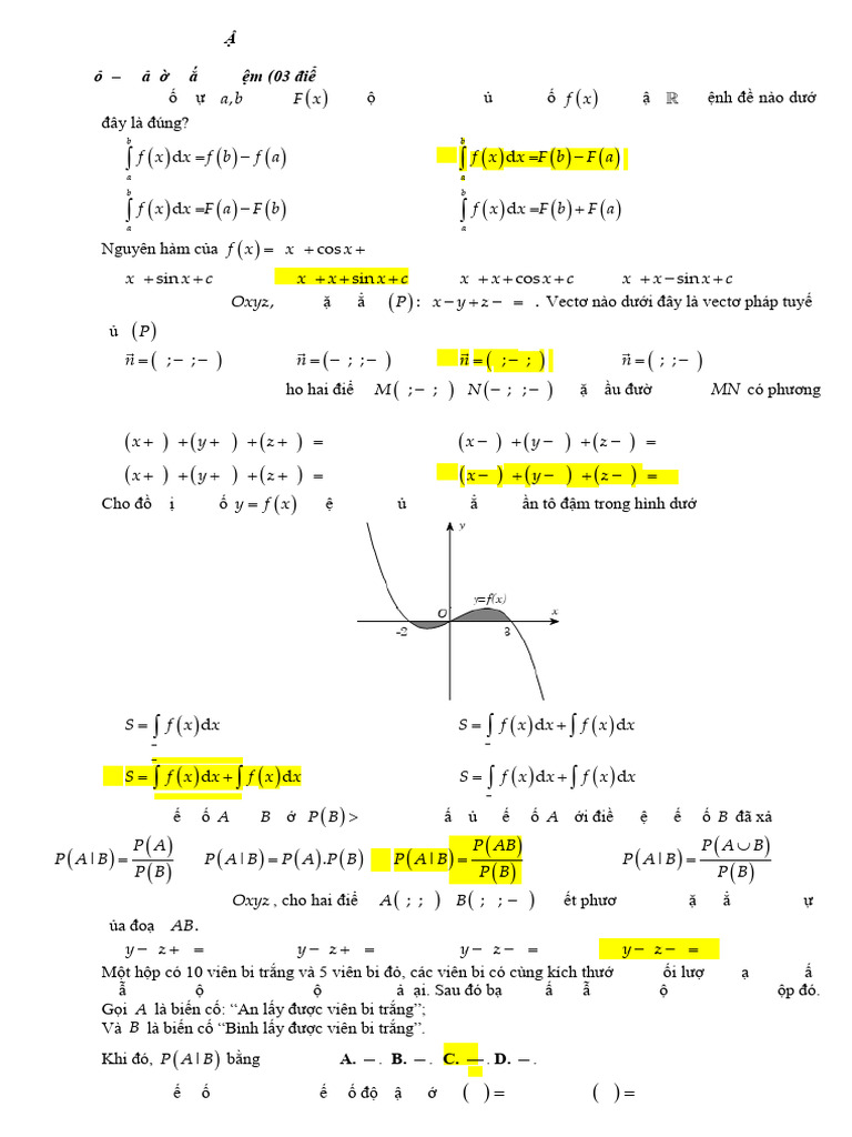ÔN TẬP HK2 3 | PDF