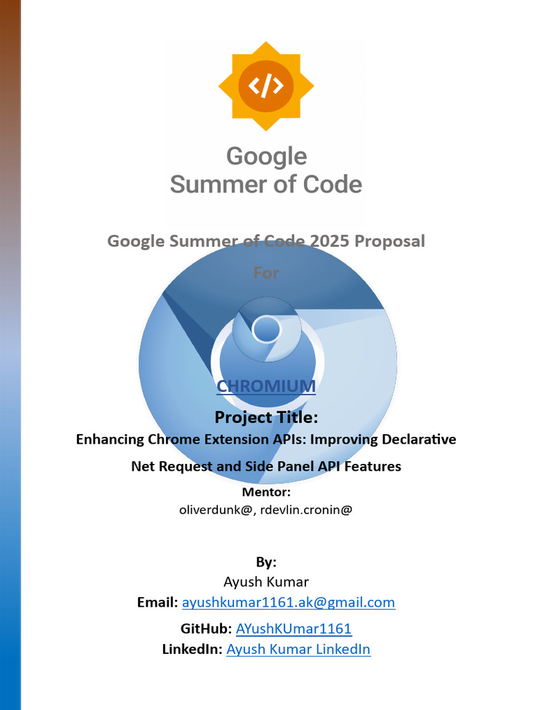 Google Summer of Code 2025 Proposal-Ayush Kumarssss | PDF | Debugging | Software Bug